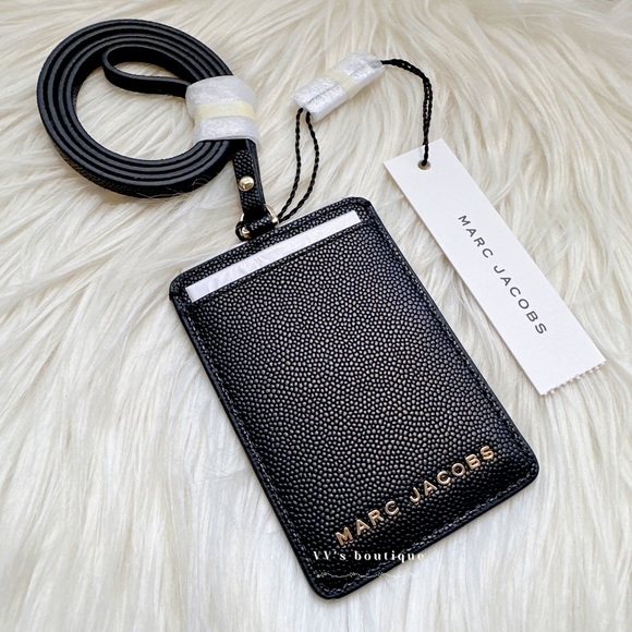 Marc Jacobs | Accessories | Nwt Marc Jacobs Daily Logo Id Lanyard Card ...